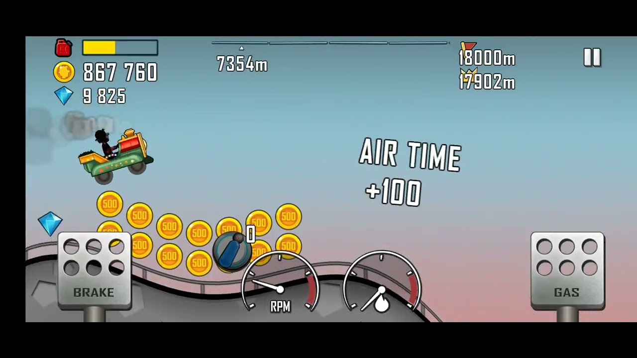 Hill Climb Highest Score 18000 Meter Running First Time l हिल क्लाइंब ...