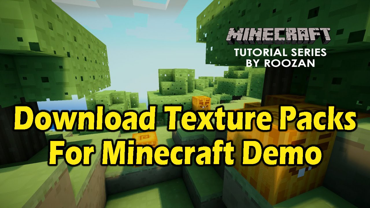 Minecraft - Kids Tutorial Series 03 - Download Texture Packs For ...