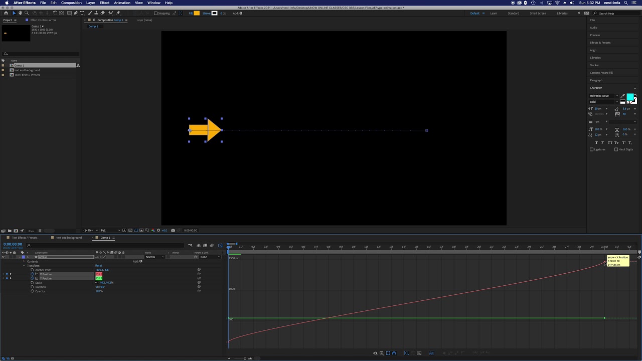 Visual Design for Multimedia - Intro to the Adobe After Effects Graph ...