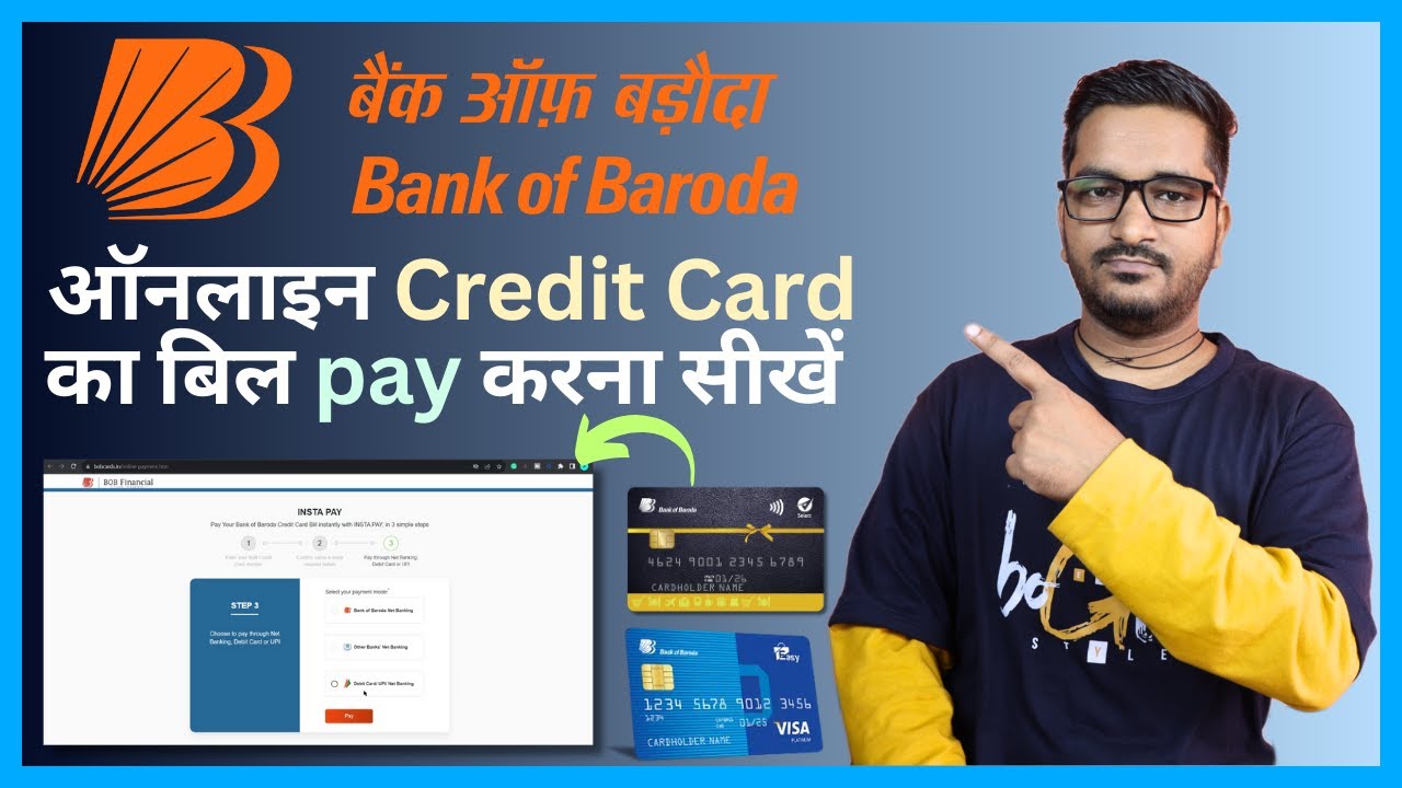 How to Pay Bank of Baroda Credit Card Bill? | BoB Credit Card Bill ...