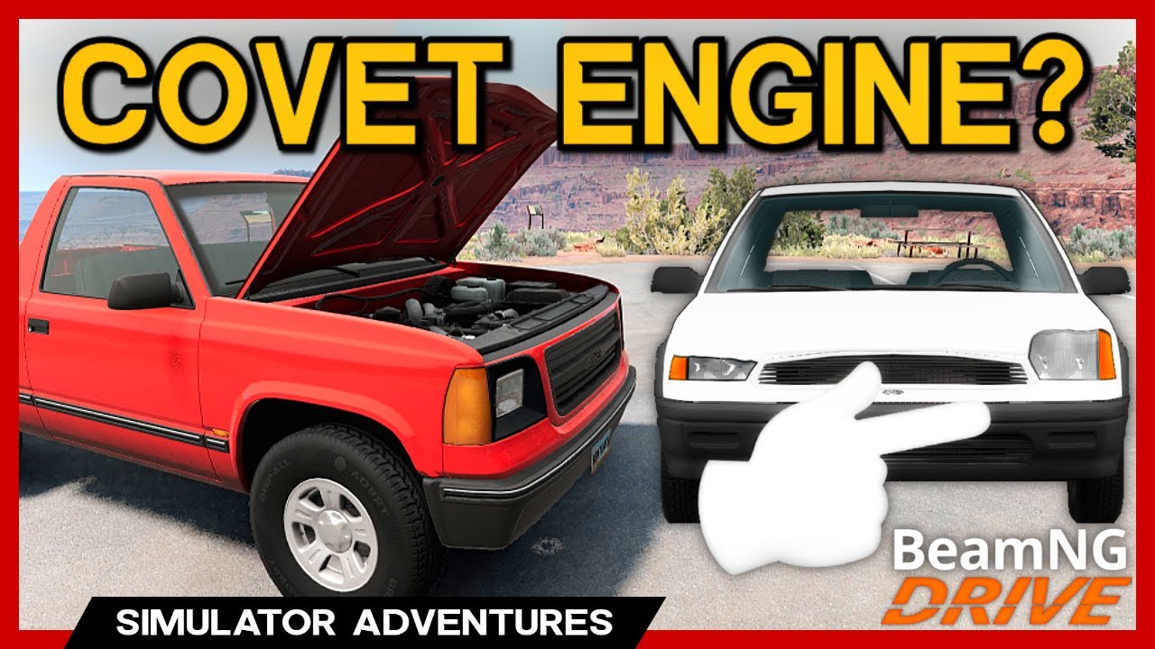 Can The COVET ENGINE Power A TRUCK? - Gavril Spitfire - BeamNG Mods ...