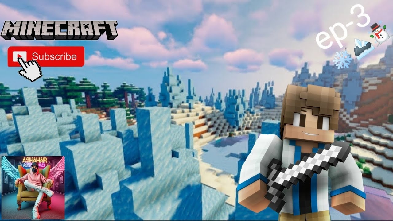 explore the ice biome part 3 - YouTube