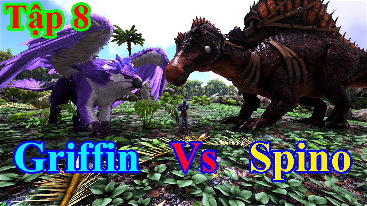 ARK - Crystal Isles Dino Addition: #8 Mình thu phục Crytal Griffin và ...