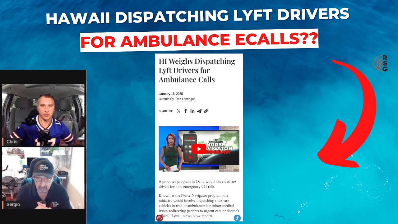 Hawaii Dispatching Lyft Drivers For Ambulance eCalls? - YouTube