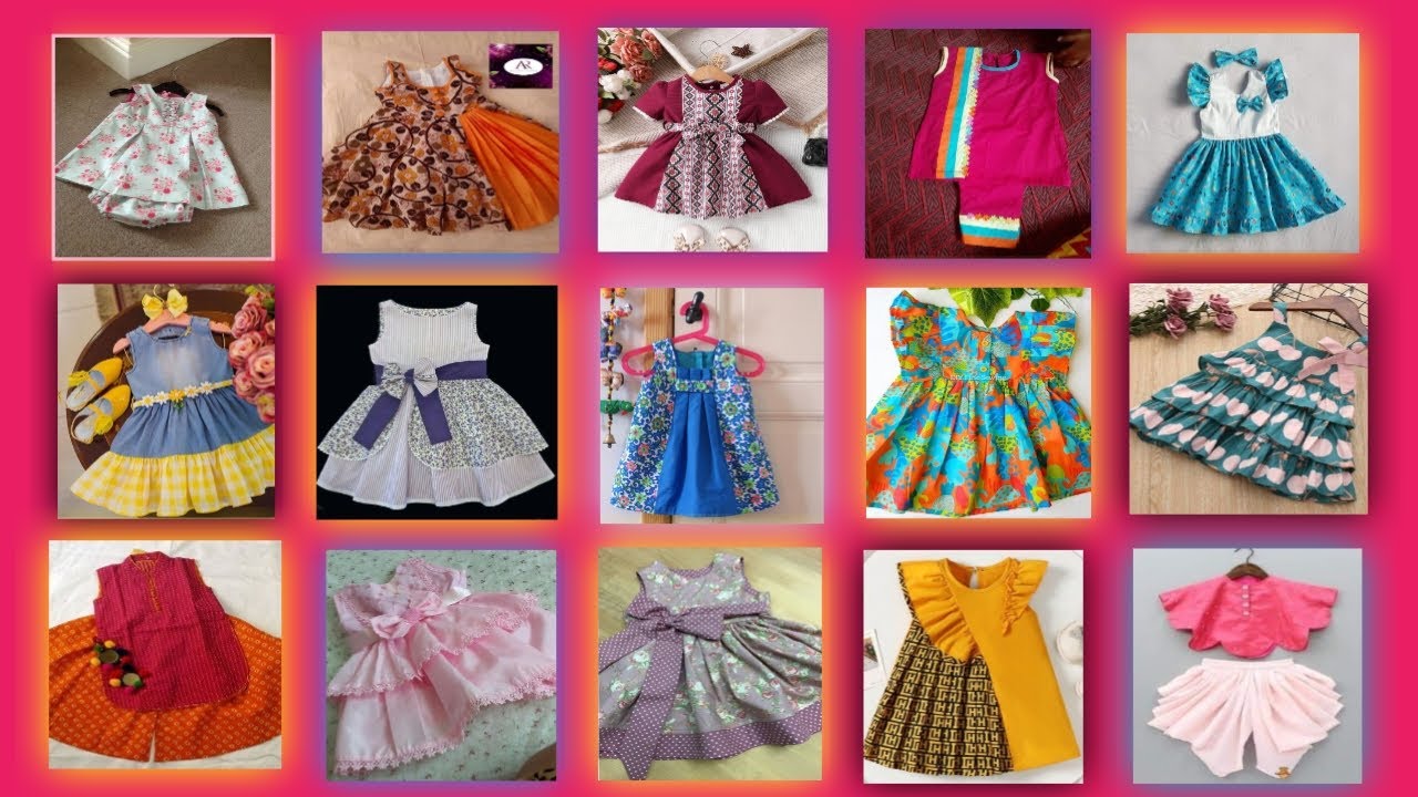 newl frock design cutting and stitching 2024 | baby Girl dress design ...