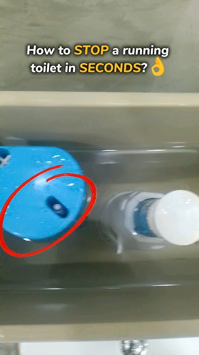 How to STOP running toilet in SECONDS? DIY. How to stop toilet that keeps running? - YouTube