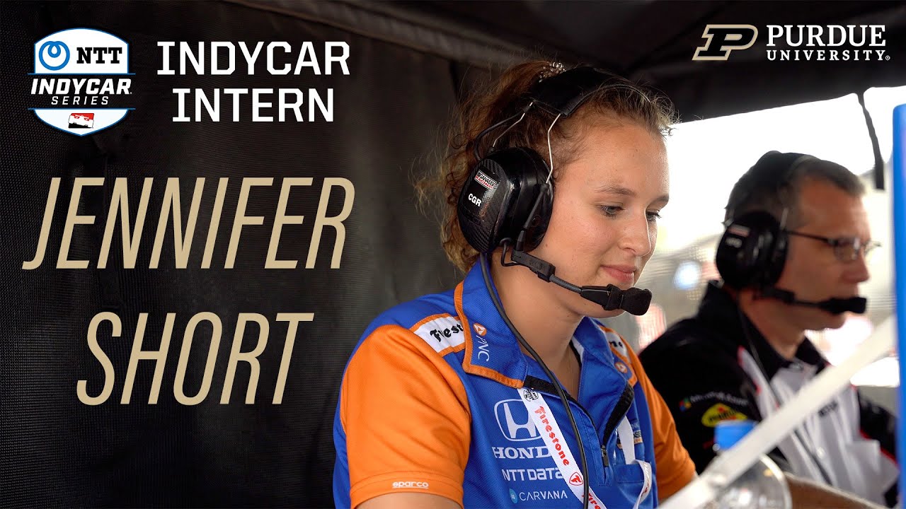 IndyCar Intern Jennifer Short: Fully Committed - YouTube