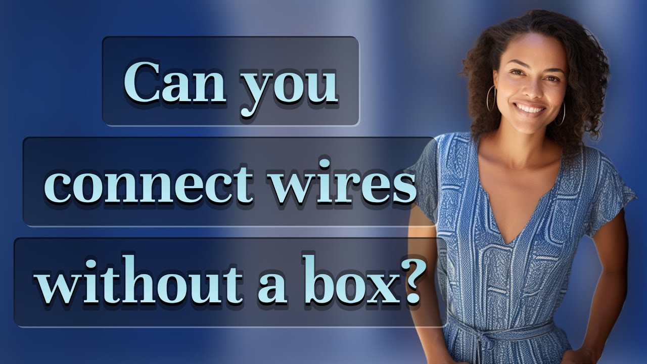 Can you connect wires without a box? - YouTube