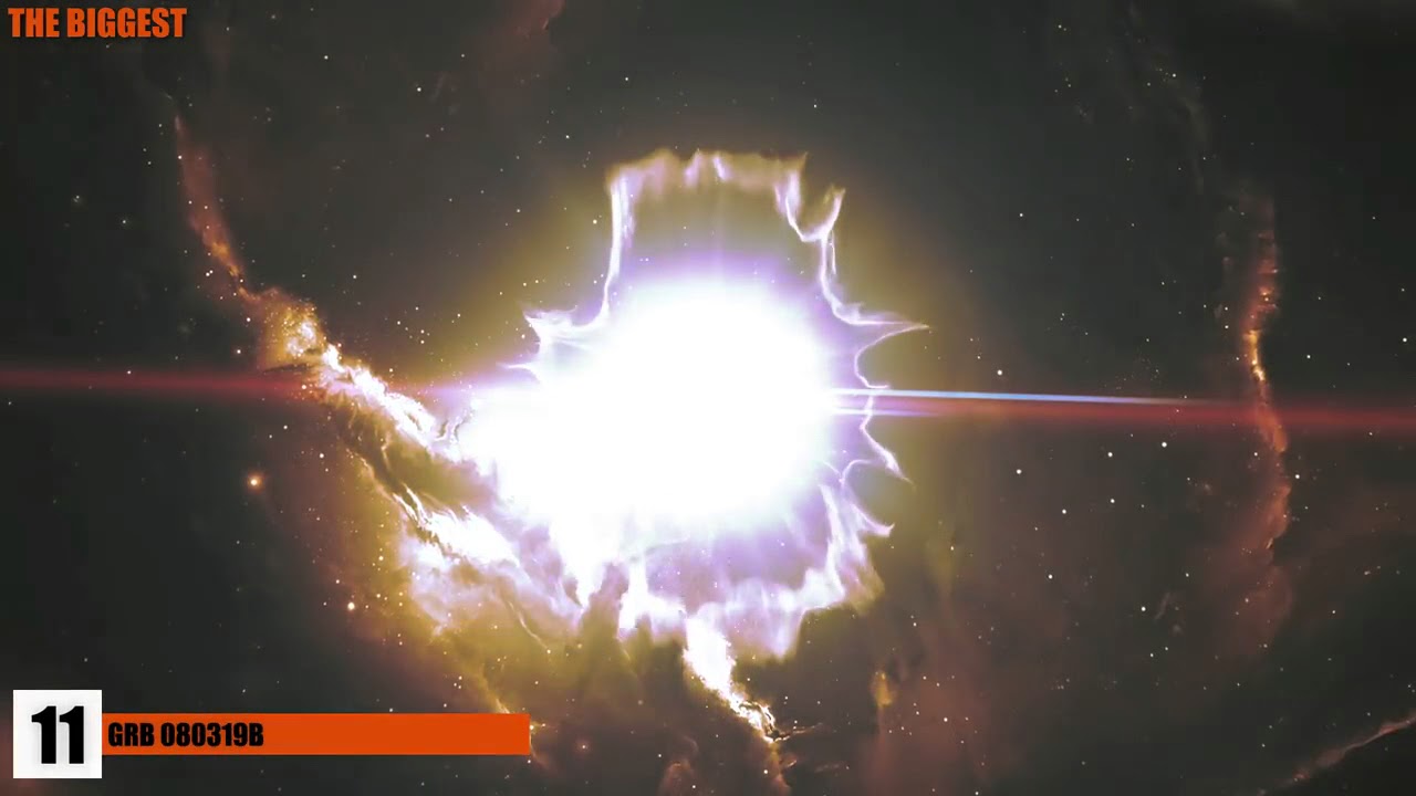 Biggest Explosion in space - YouTube