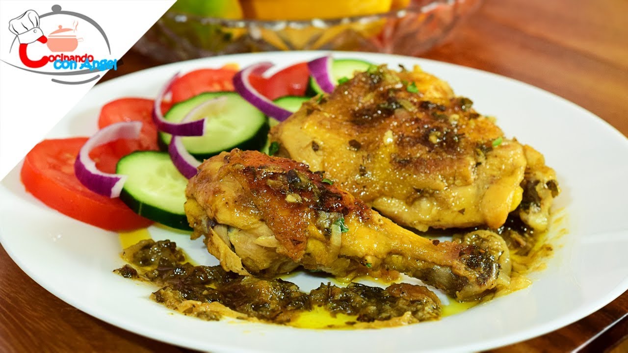 Pollo al Ajo y Limón. - YouTube