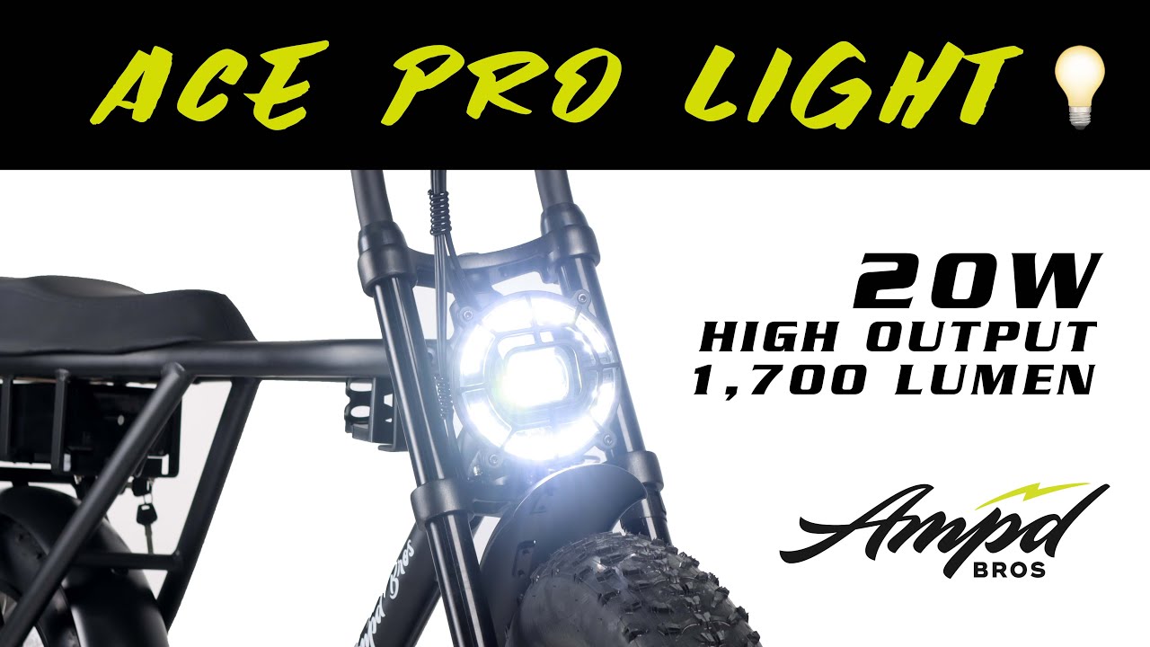 ACE PRO 20W - 1,700 Lumen LED Light Upgrade - YouTube