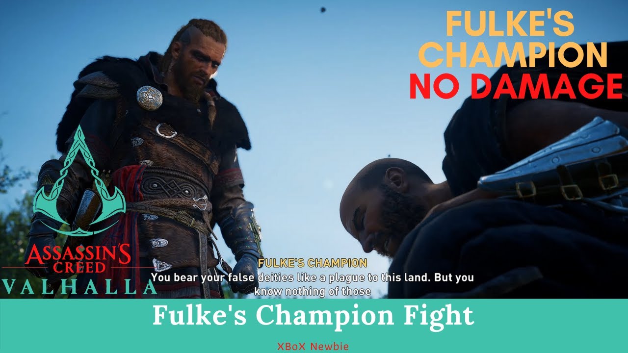 Assassin's Creed Valhalla - Fulke's Champion Fight (No damage-Boss ...