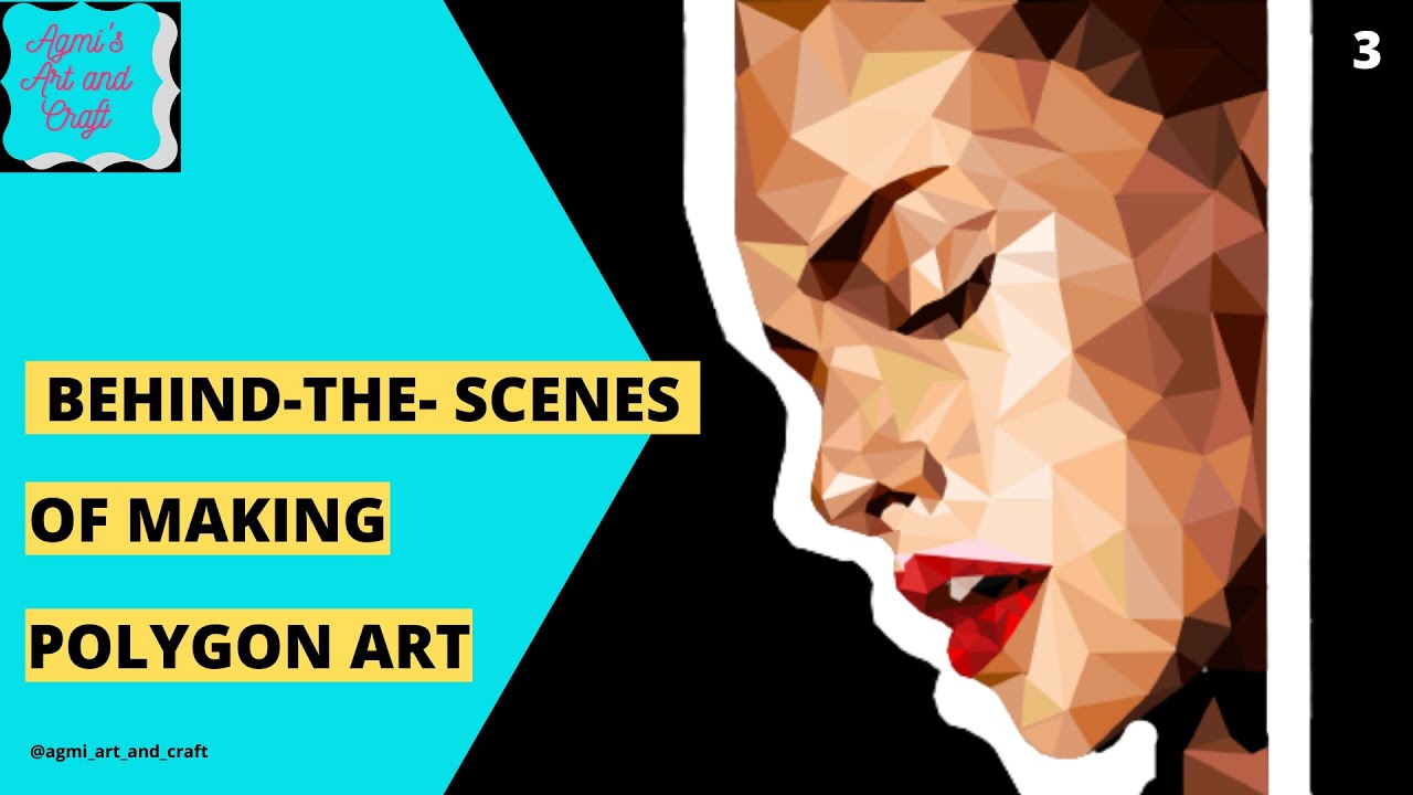 Behind-The-Scenes of making polygon art: Powerpoint drawing tutorial ...