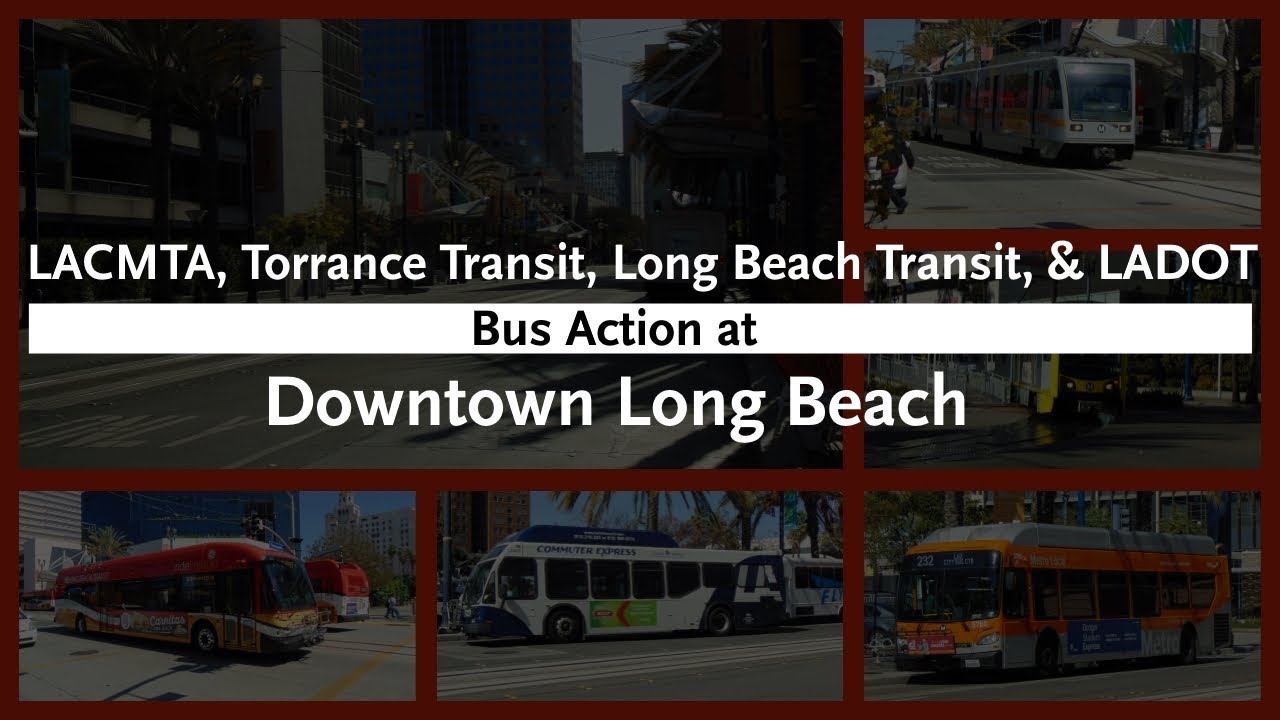 LBT, LA Metro, Torrance Transit, & LADOT Commuter Express Bus Action at ...