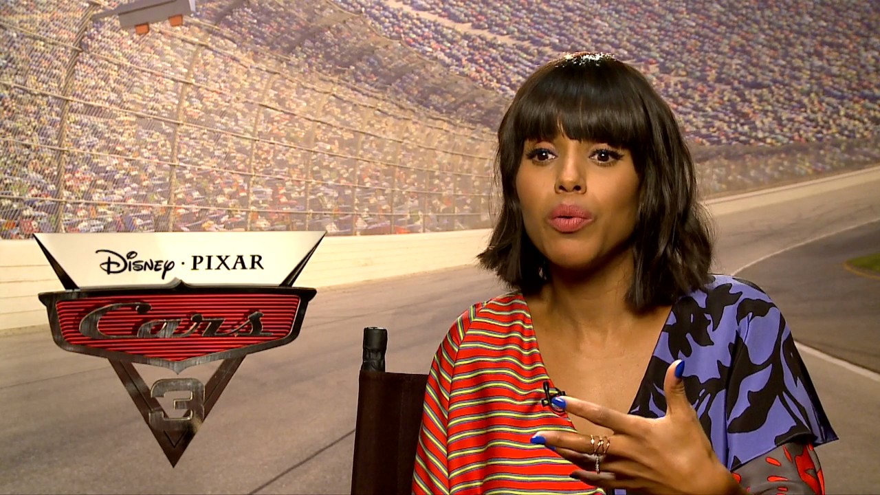 Cars 3 "Natalie Certain" Kerry Washington Interview - YouTube