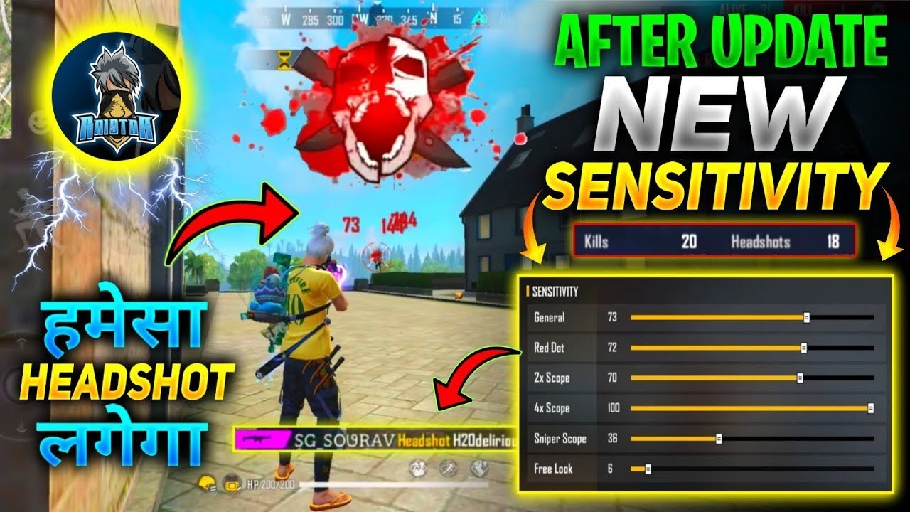 New Free Fire Max Sensitivity After OB35 Update|Auto Headshot ...