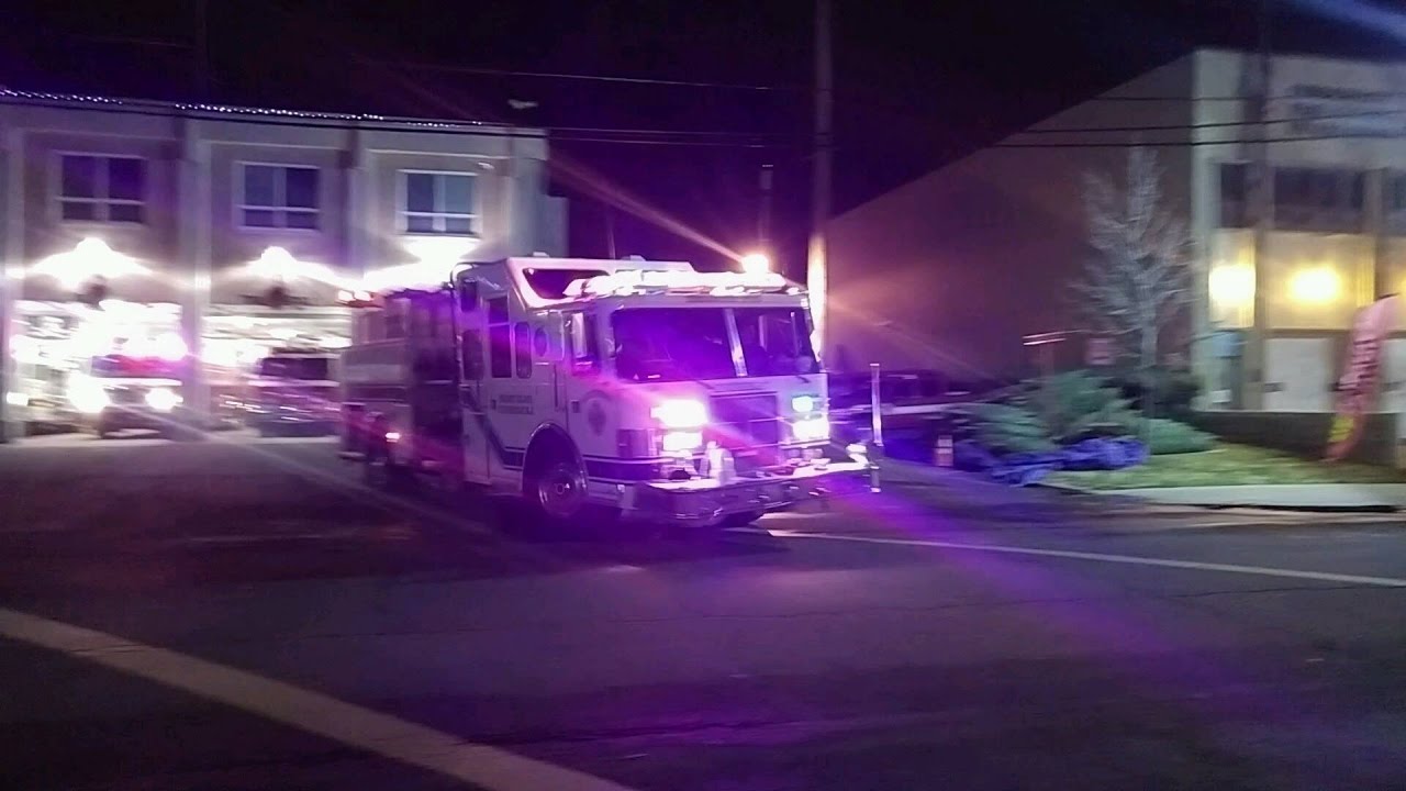 Lyndhurst, Nj Fire Department 32-Engine 1 & Rescue 32-34 Responding ...