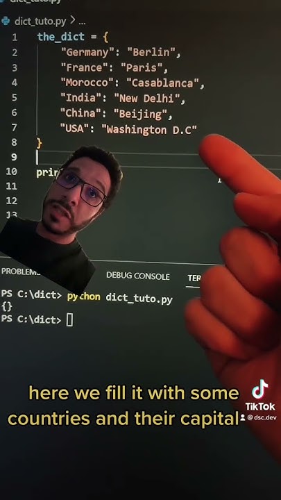 Python dictionaries (part 1) - YouTube