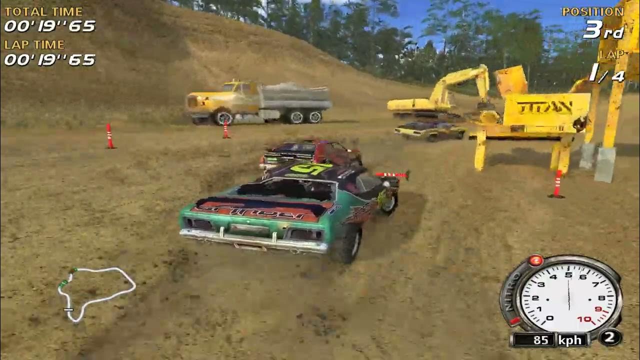 FlatOut Gameplay playthrough part 1 - 4K 60FPS no commentary - YouTube