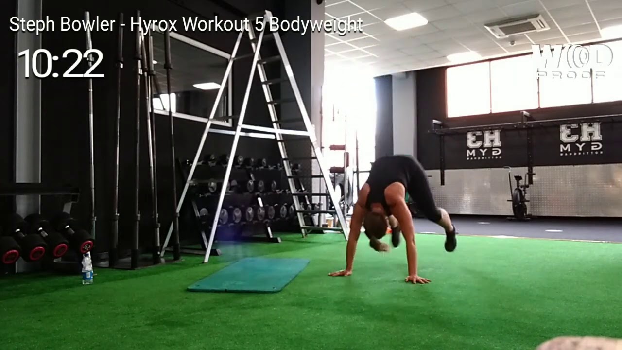 HYROX - Workout 5 Bodyweight - YouTube