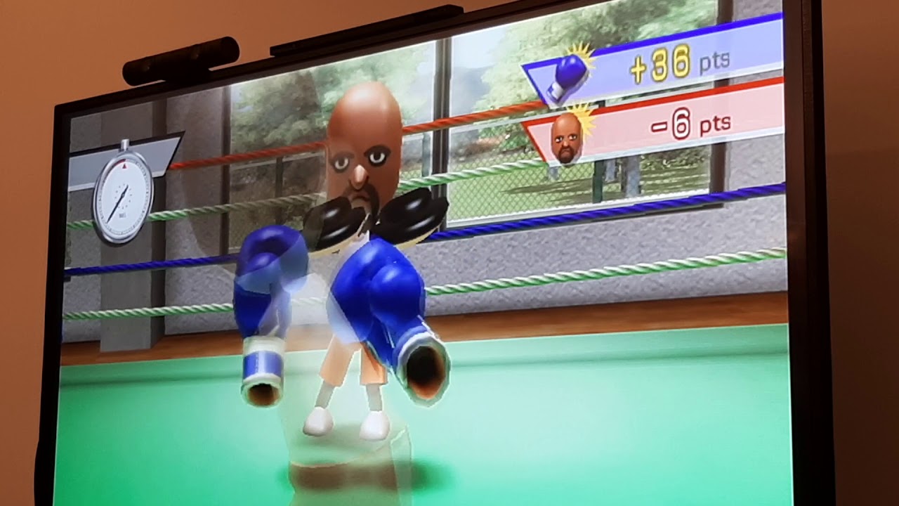 trying to get a golden and platinum medal in wii sports boxing training ...