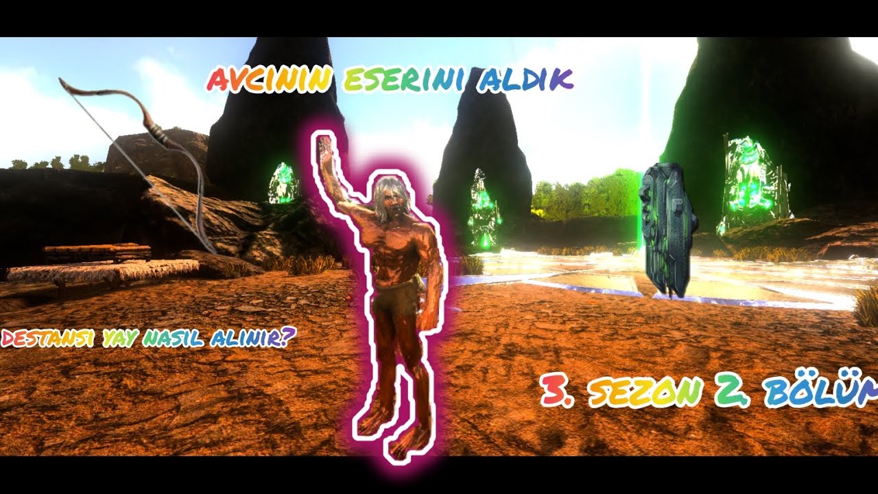 avcının eserini aldık | destansı yay nasıl alınır? | [3S2B] | ark ...