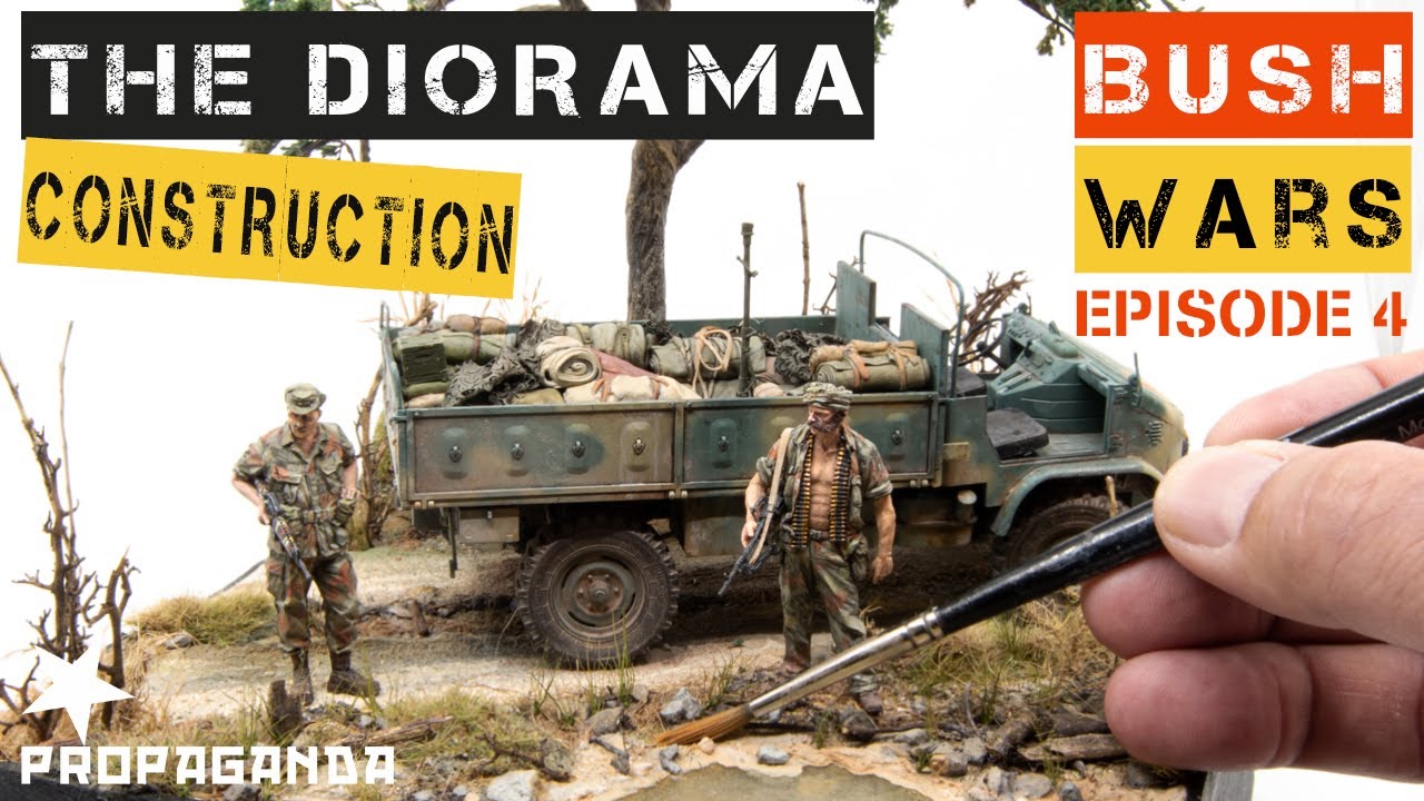 Bush Wars Diorama: Resin Water Features & Ground Scape Construction ...