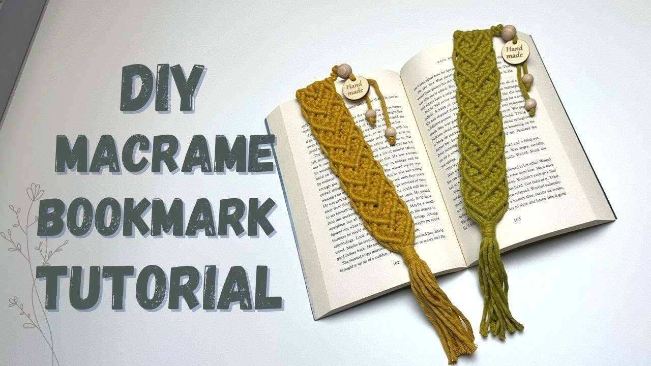 HOW TO MAKE MACRAME BOOKMARK TUTORIAL FOR BEGINNERS EASY MACRAME how-to-make-macrame-bookmark-tutorial-for-beginners-easy-macrame