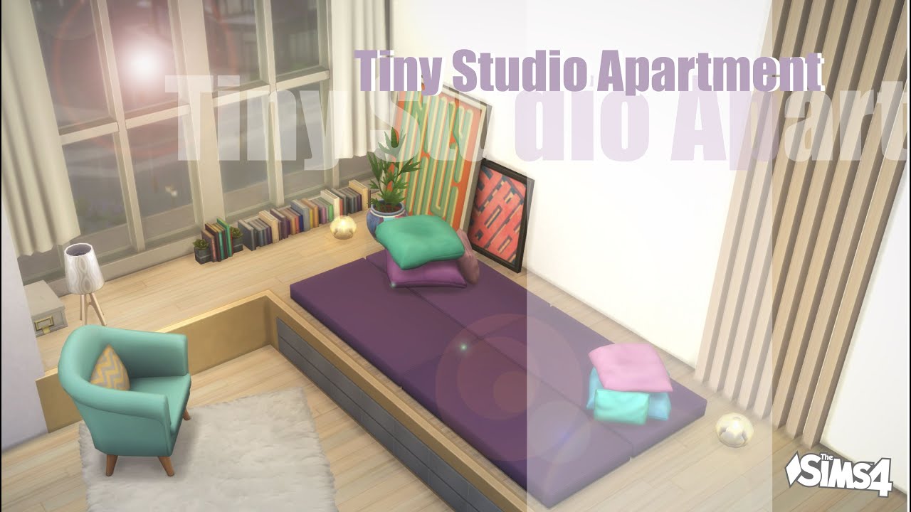 TINY STUDIO APARTMENT | Modern apartments #1 🏙 | The Sims 4 | Stop ...