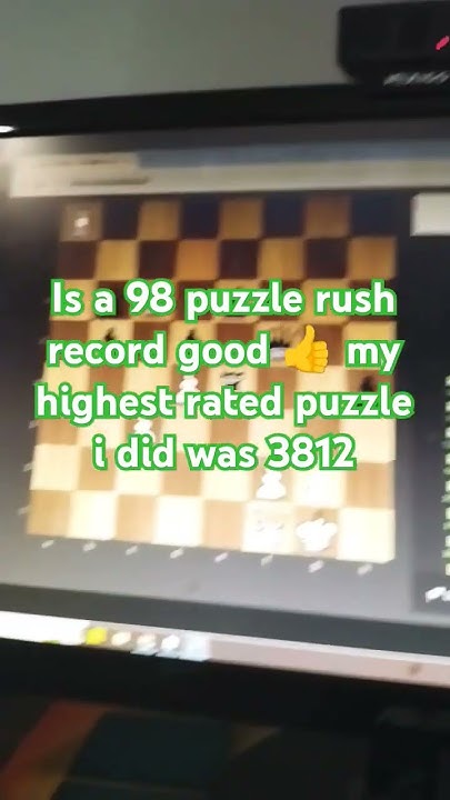 Is 98 A Good Puzzle Rush Record In A Row Youtube