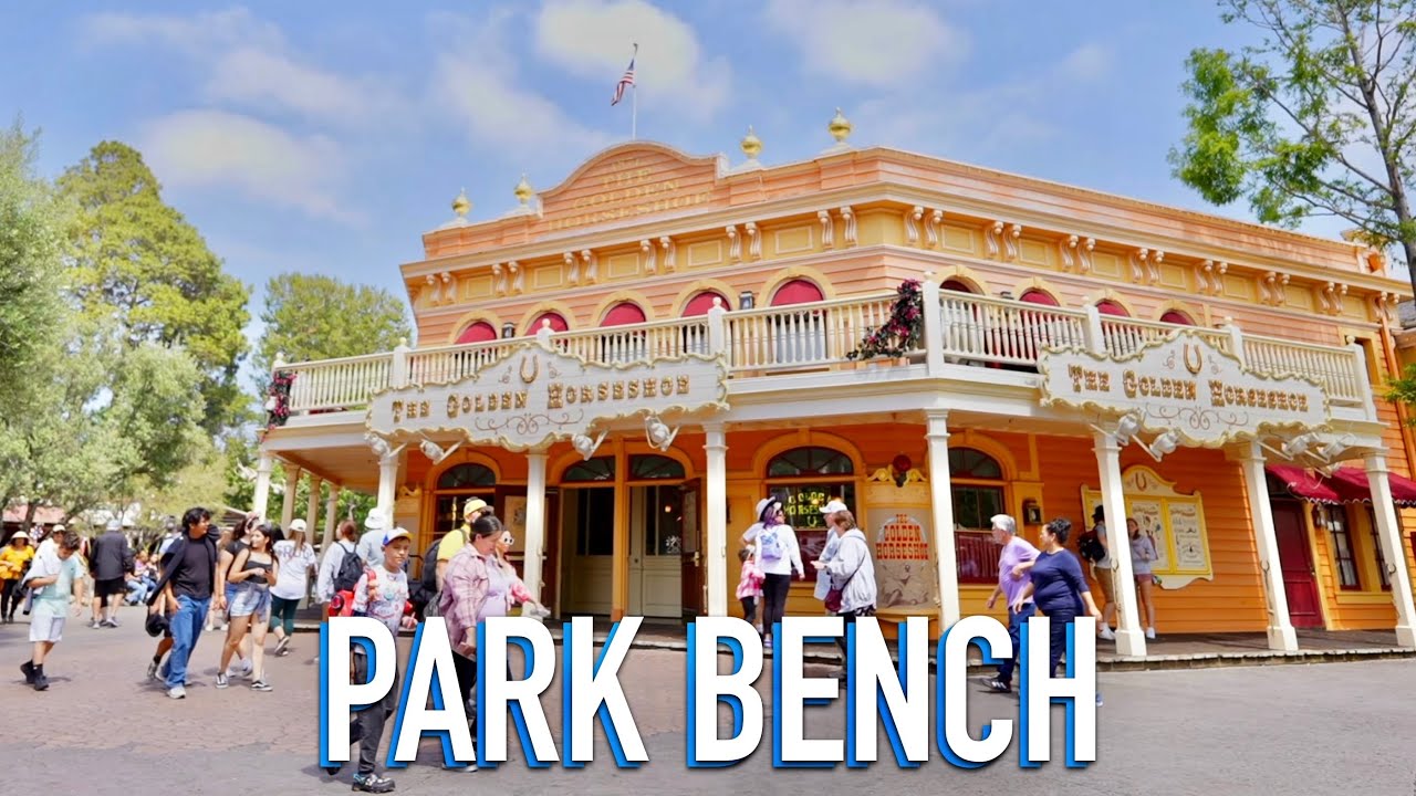 PARK BENCH: The Golden Horseshoe at Disneyland - YouTube