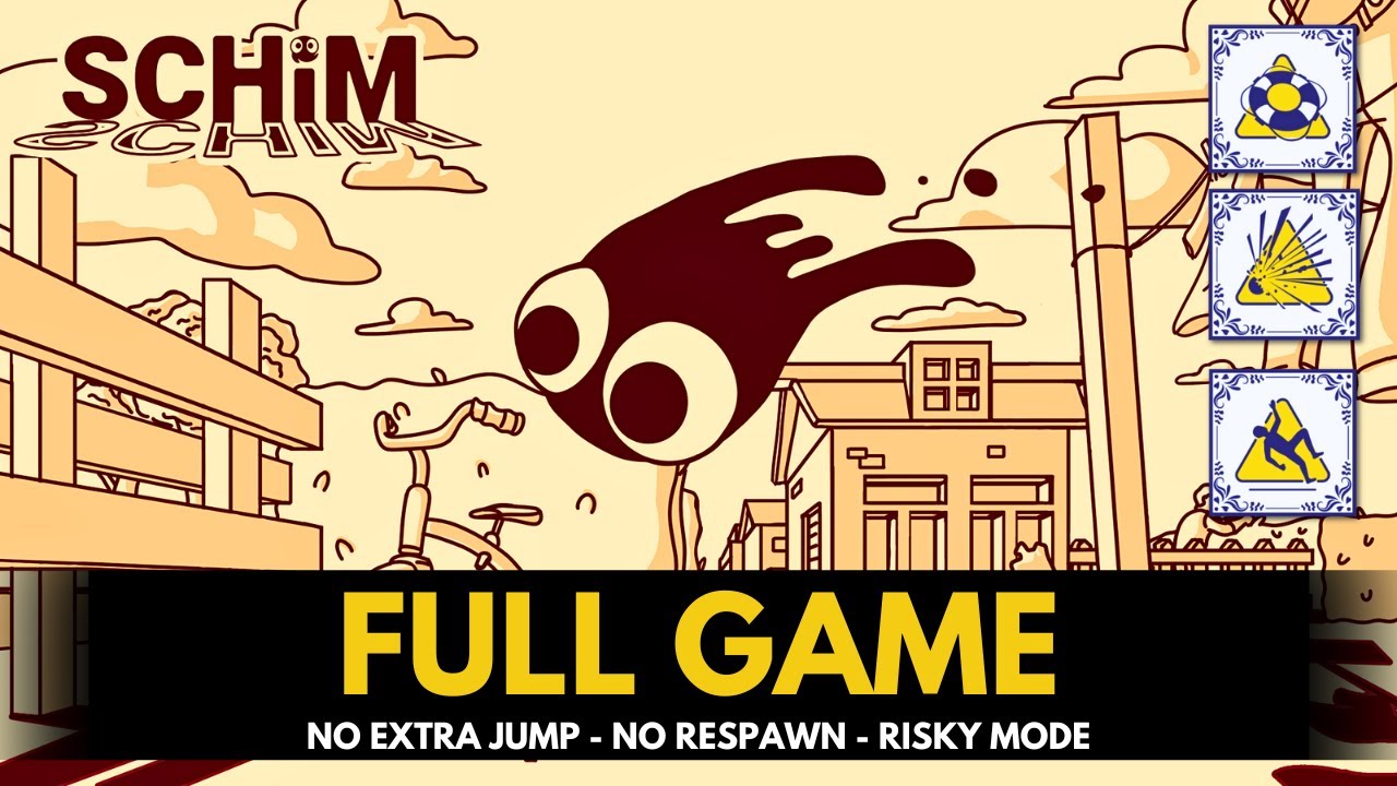 SCHIM - Full Game Walkthrough (No Extra Jump, No Respawn, Risky Mode ...
