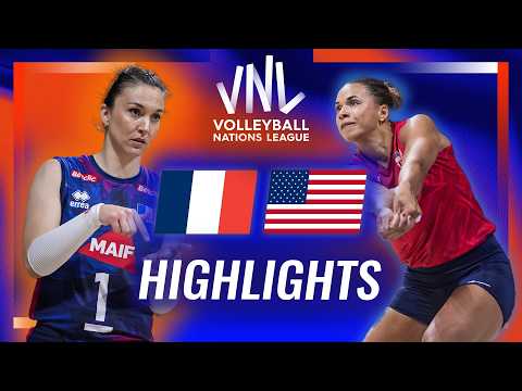 France 🇫🇷 vs. USA 🇺🇸 - Highlights | Week 1 | Women's VNL 2026