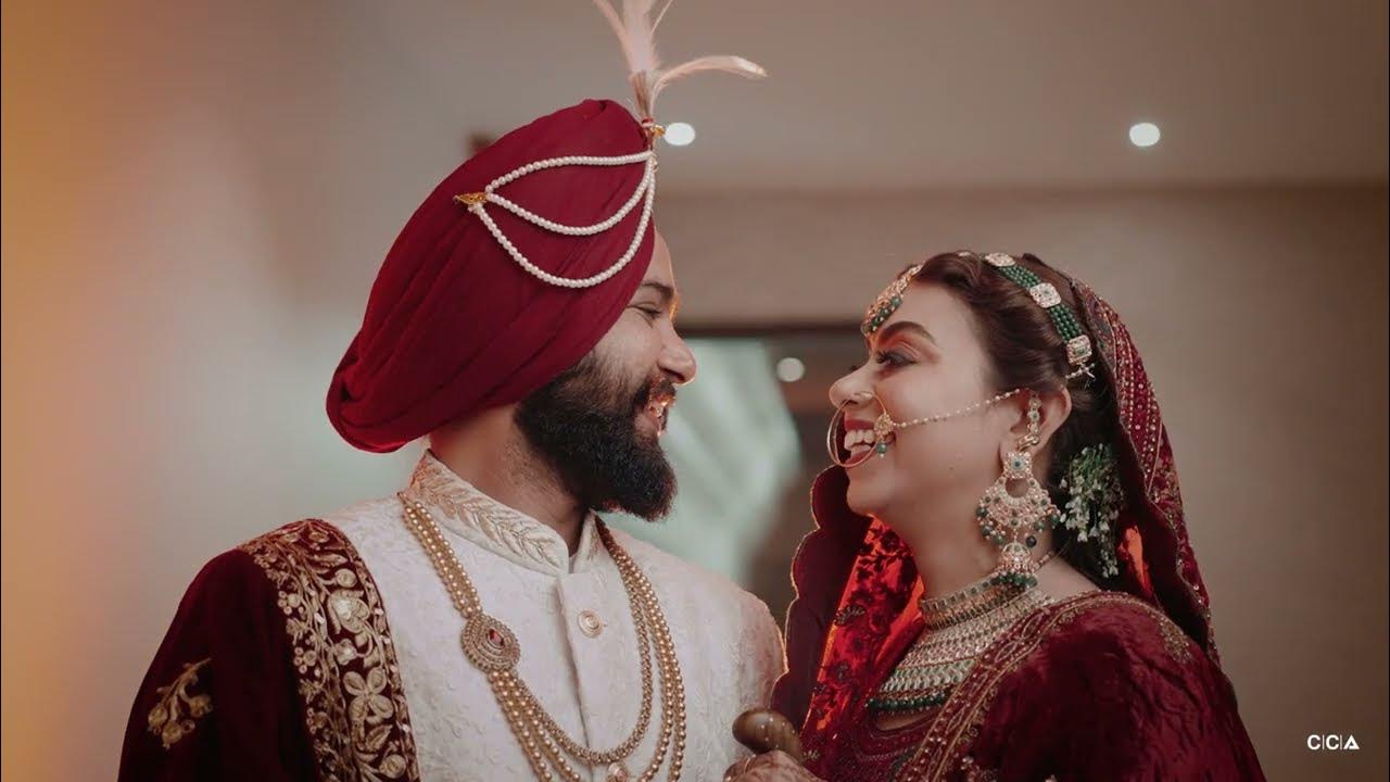 Pawandeep & Komal Wedding Highlights || Best Punjabi Wedding Highlights 2023 || - YouTube