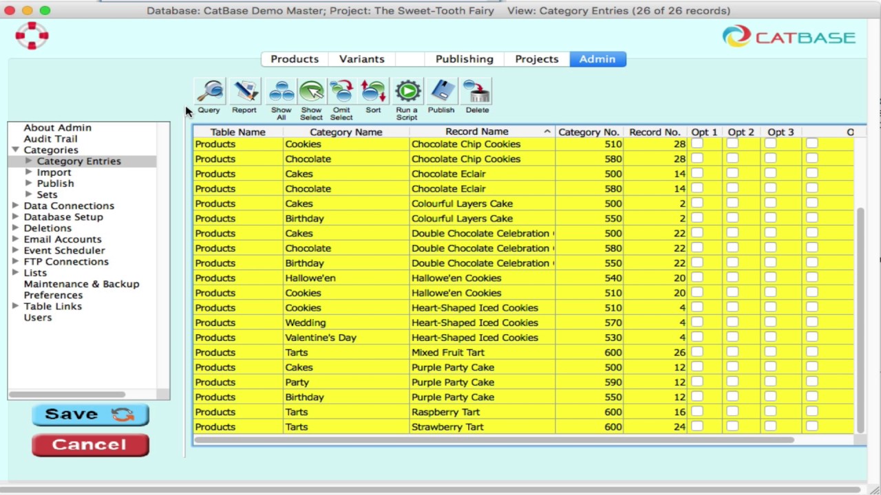 Category Entries in CatBase - YouTube