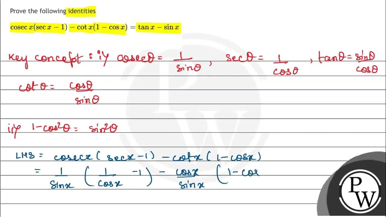 prove-the-following-identities-operatorname-cosec-x-sec-x-1-cot