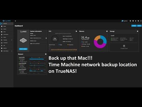 TrueNas as a macOS TimeMachine back up location using 2.5GbE USB NIC - YouTube