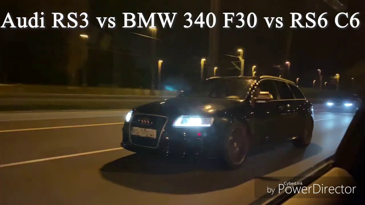 Audi rs3 vs BMW, Porsche, Mustang e Audi RS6 - YouTube