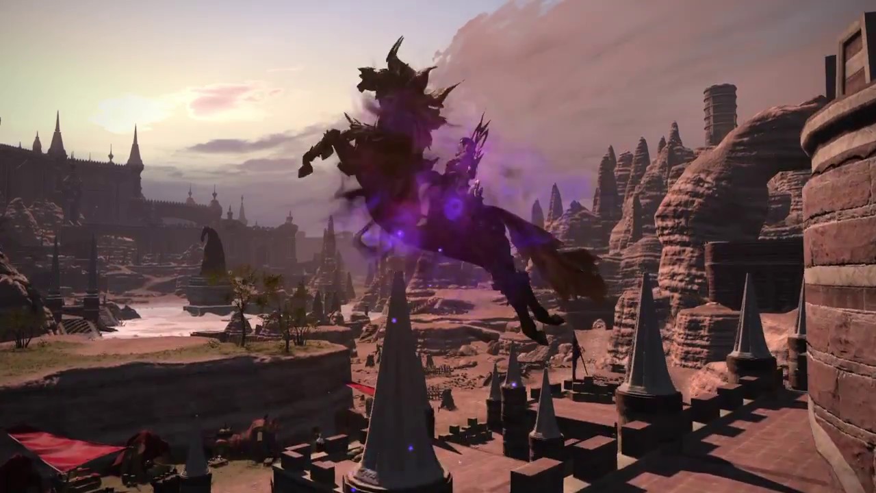 FFXIV Stormblood 4.1: Finally, Sleipnir can fly! - YouTube