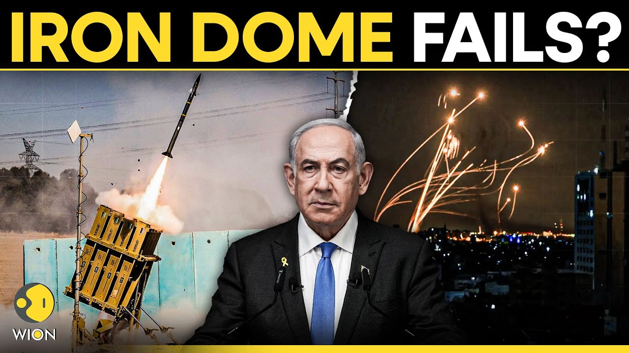 Iron Dome Fails? Iran Bombards Tel Aviv | Israeli Jets Roar Inside ...
