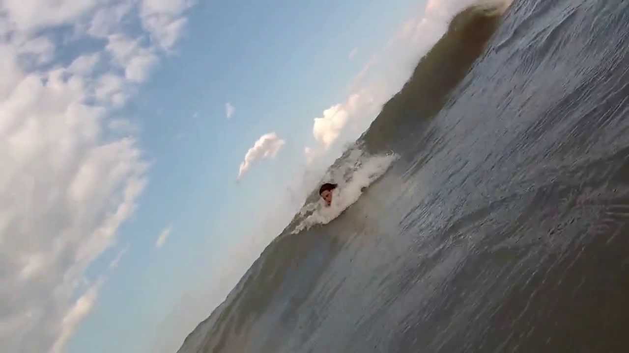Surfing in Delaware - YouTube