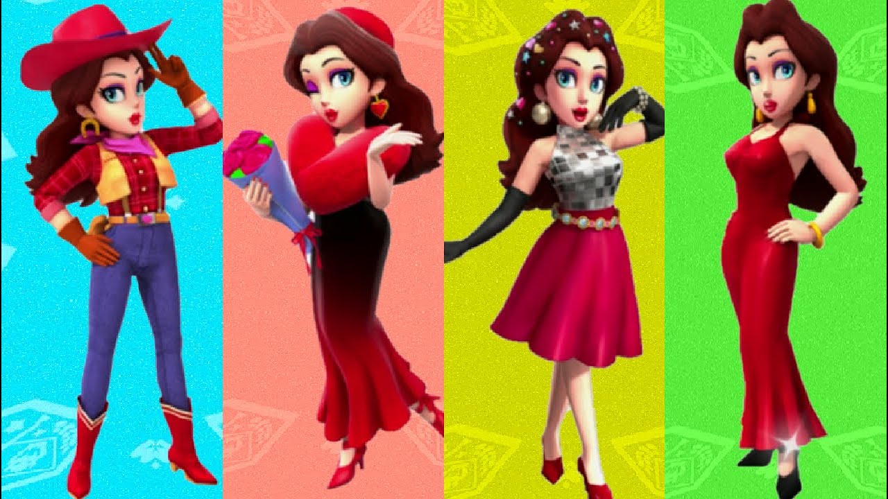 All Pauline Characters in Mario Kart Tour - YouTube