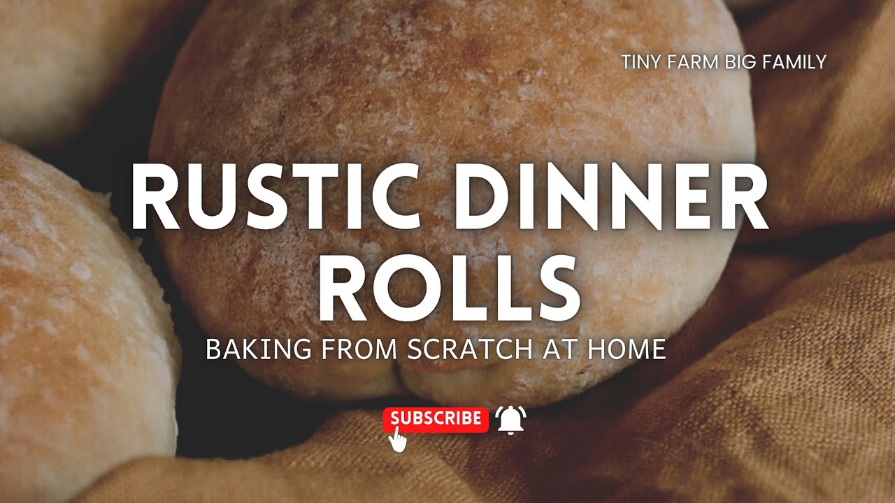 Rustic Dinner Roll recipe -easy to make at home - YouTube