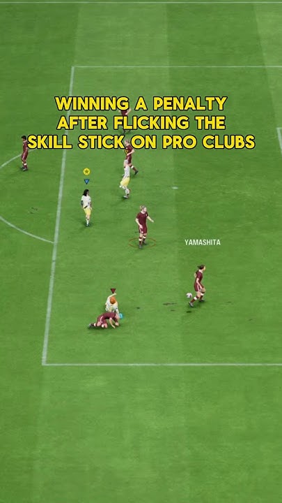 Winning a penalty when flicking the skill stick in the box #fc24 #eafc24 #easportsfc24 #eafc # ...