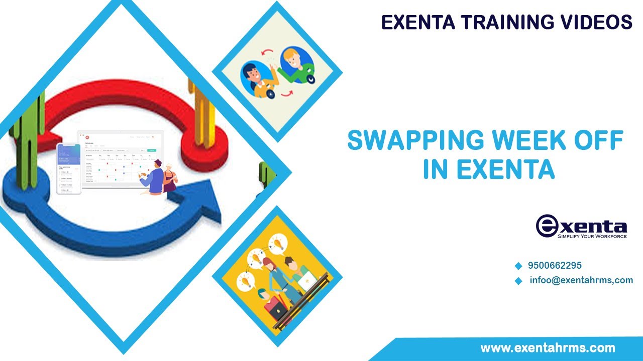 Swapping Week off in Exenta HRMS - YouTube