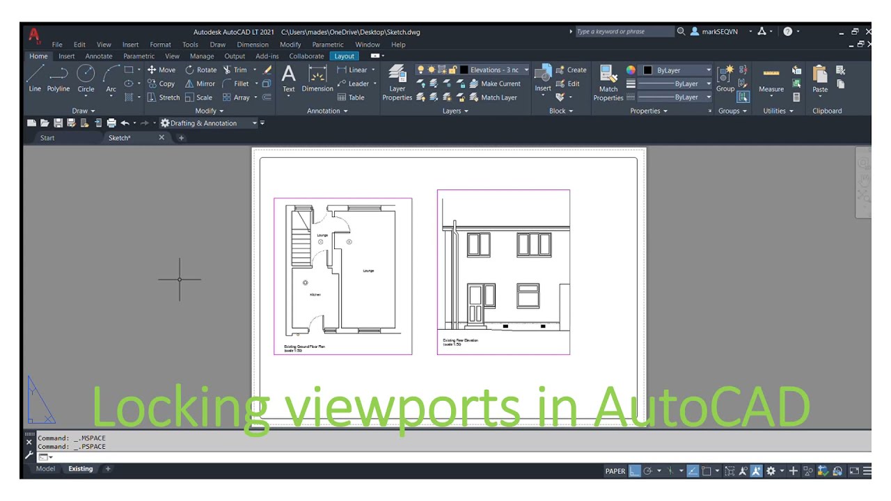 How To Lock Viewports In AutoCAD Stop Viewports Moving In AutoCAD How To Lock Viewports In AutoCAD Stop Viewports Moving In AutoCAD
