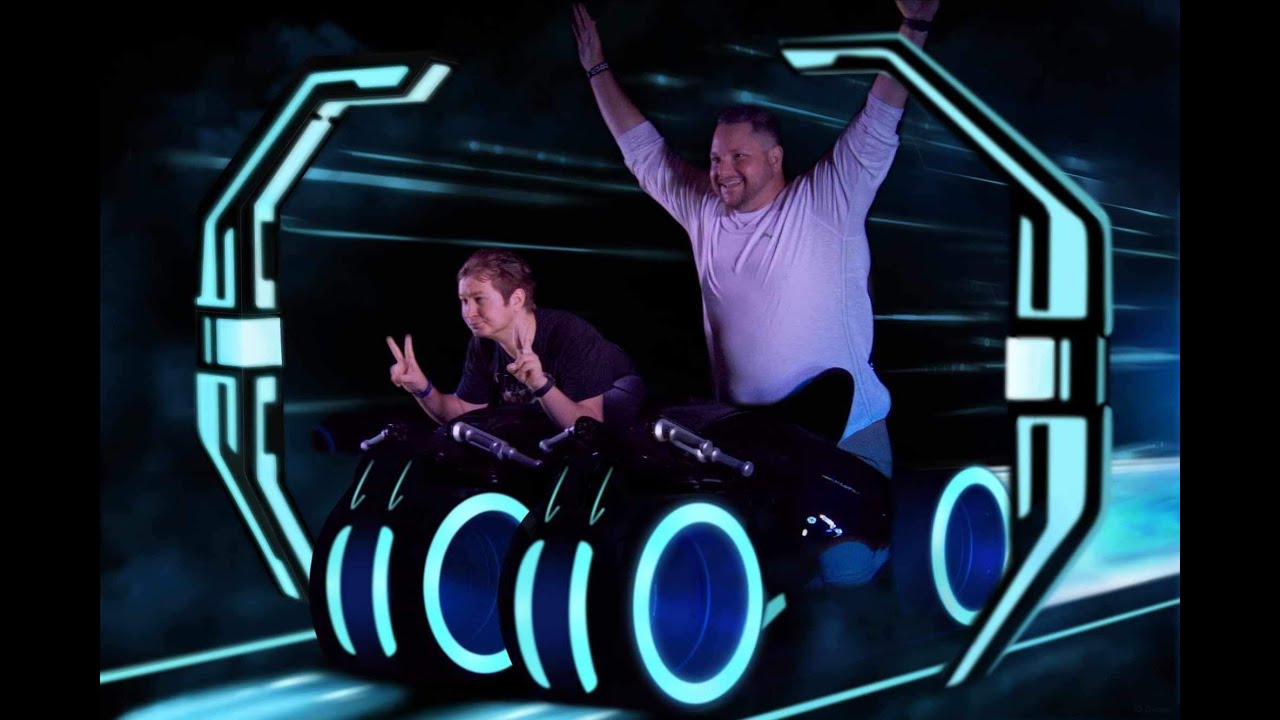 Come join me for a Daytime Ride on Tron Lightcycle Run!!! - YouTube