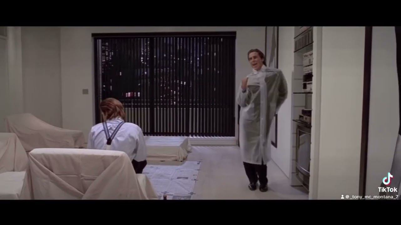 American Psycho Patrick Bateman dancing to Bits and Pieces - YouTube