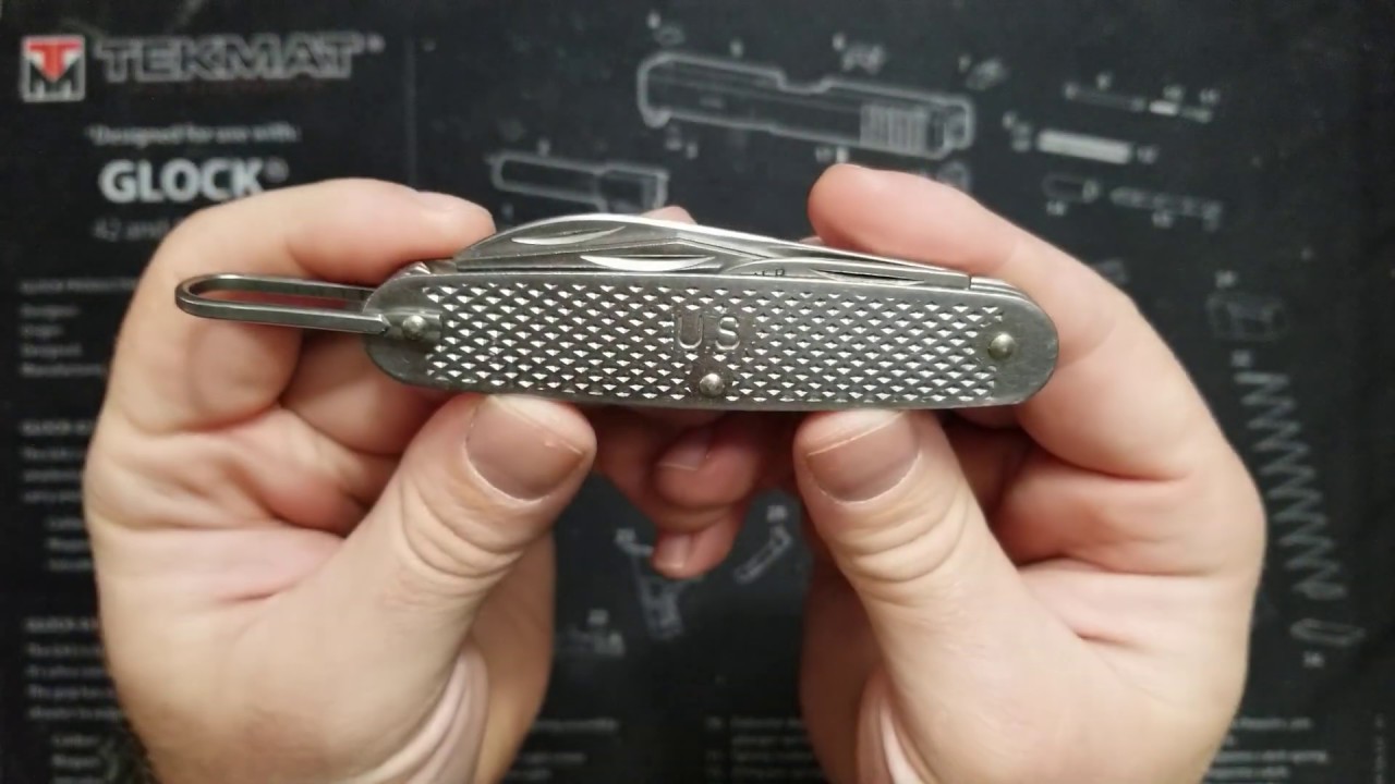 Camillus US Military 1760 "DEMO" Knife - YouTube
