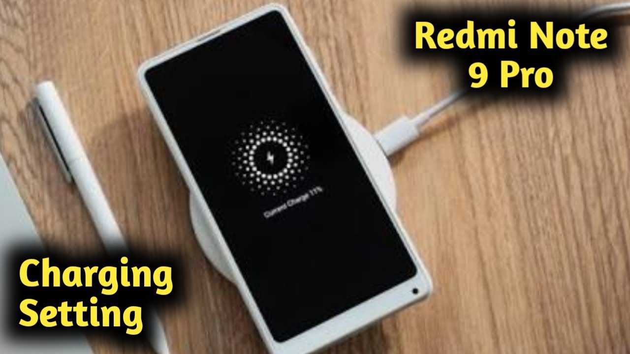 Redmi Note 9 Pro Charging Setting - YouTube